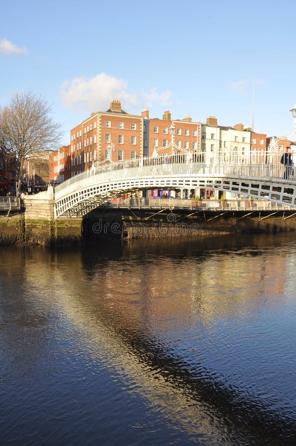 Liffey River stock photo. Image of europe, crossing, river - 12837460