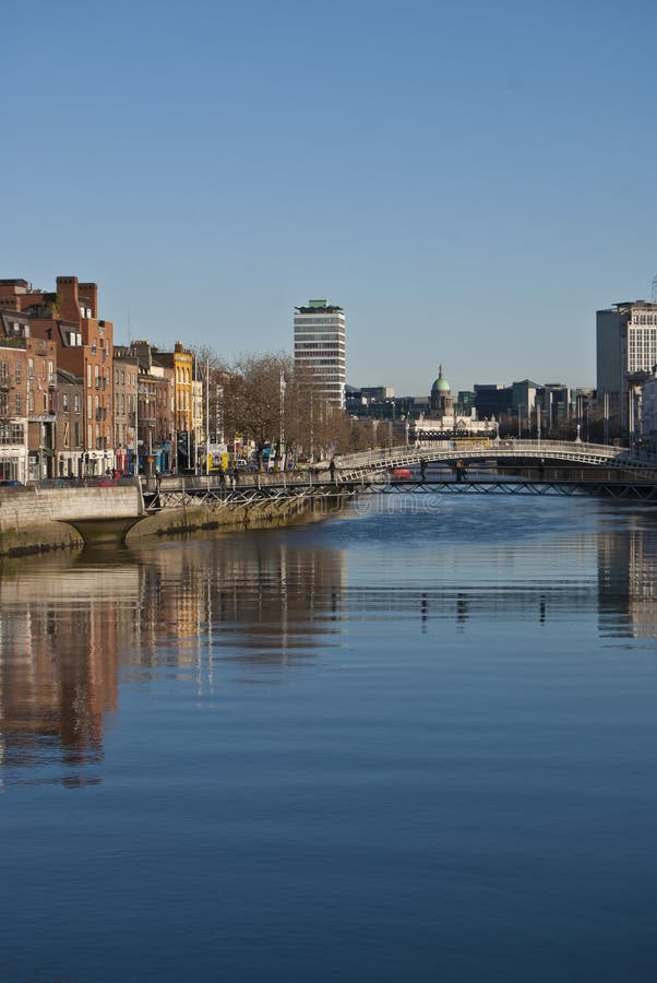Liffey River, Dublin stock photo. Image of beauty, waves - 143689382