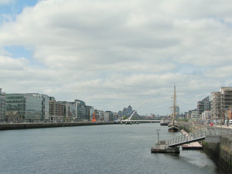 Liffey River editorial photography. Image of area, ireland - 55350912