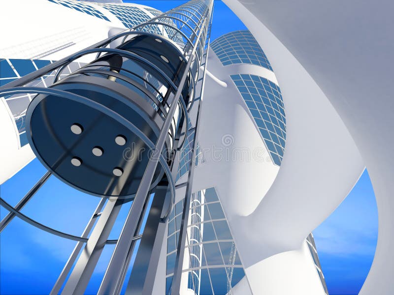 The Lift stock illustration. Illustration of interior - 51170644