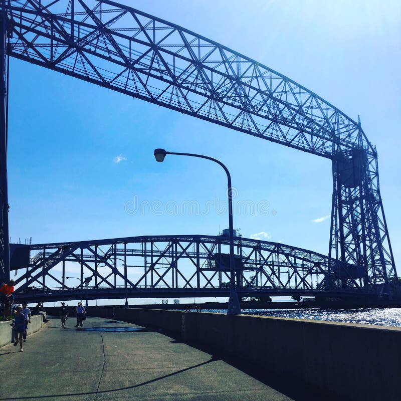 Lift Bridge editorial image. Image of lift, adventure - 99081395