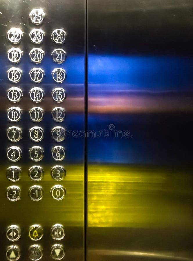 In the lift stock photo. Image of buttons, lighting, numbers - 99831686