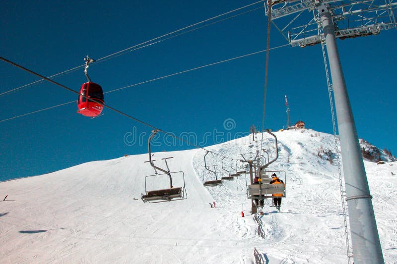 A Lift or Cableway a Modern Way of Mobility Editorial Stock Image ...