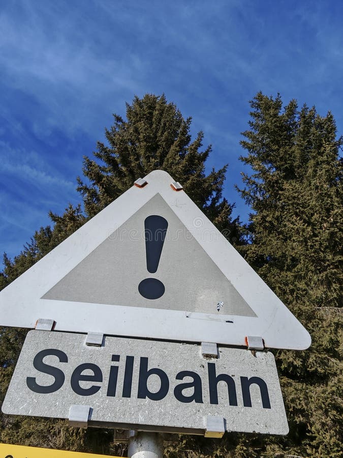 A Lift or Cableway a Modern Way of Mobility Stock Photo - Image of ...