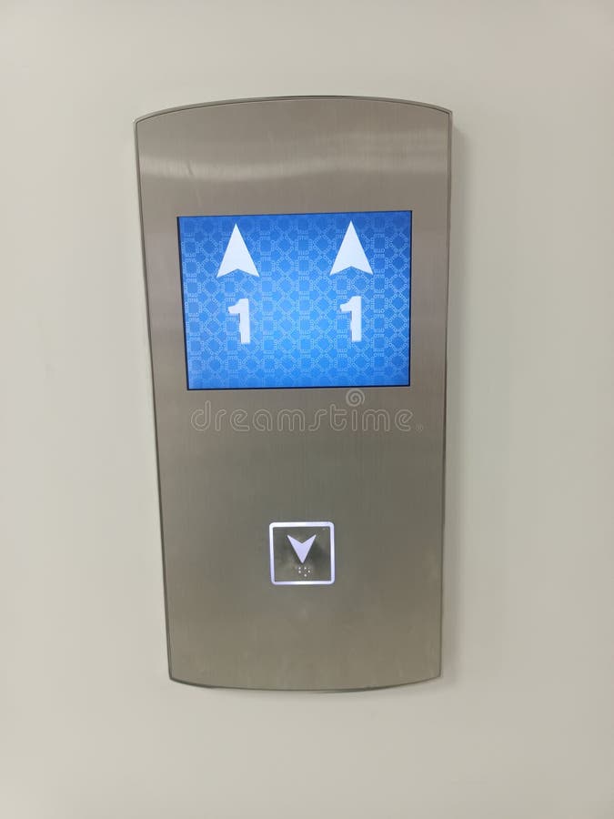 Lift Control Panel on the Roof Floor Stock Photo - Image of floor ...