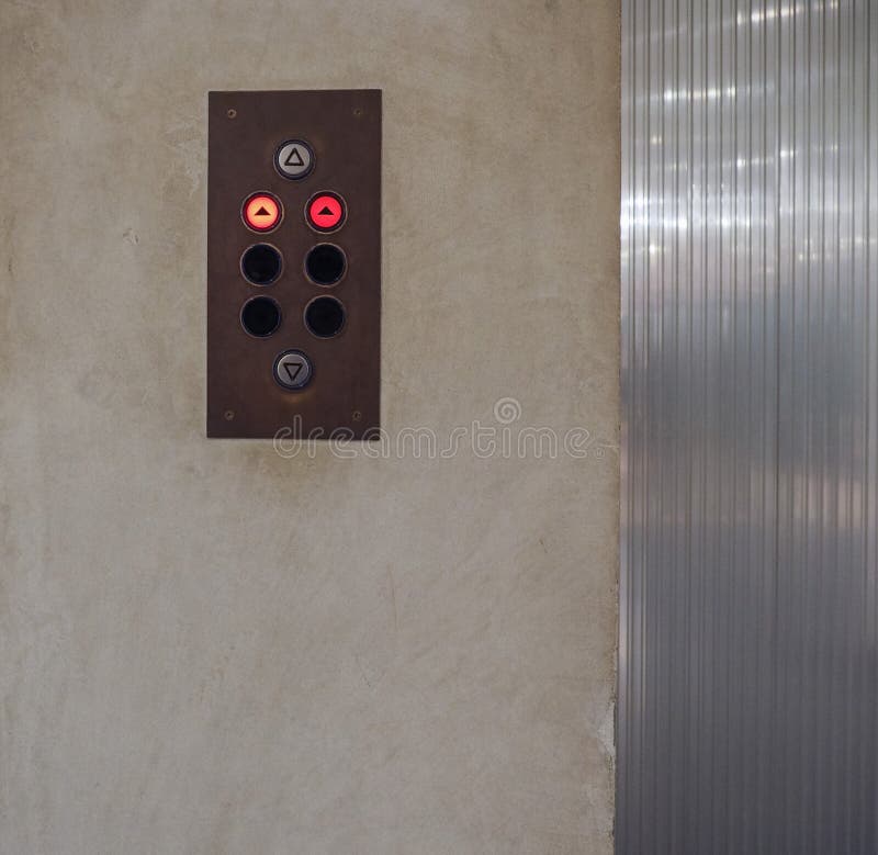 Lift elevator keypad stock image. Image of wall, floor - 89165053
