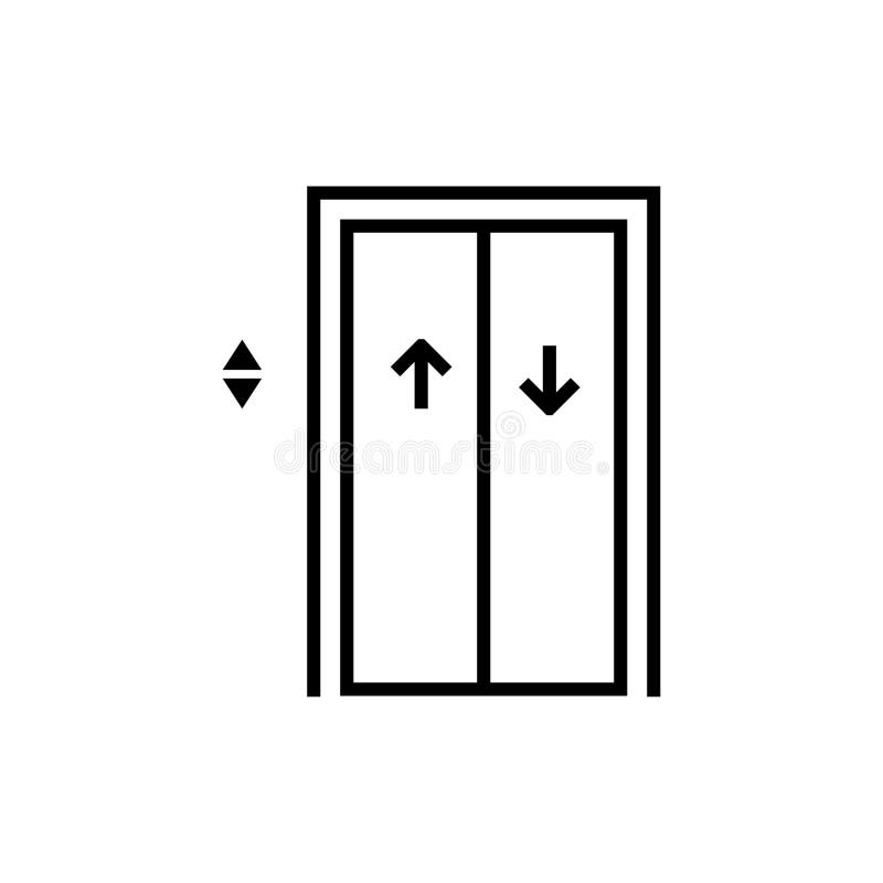 Lift and Elevator Logo Design Minimal Logotype Vector Template Stock ...