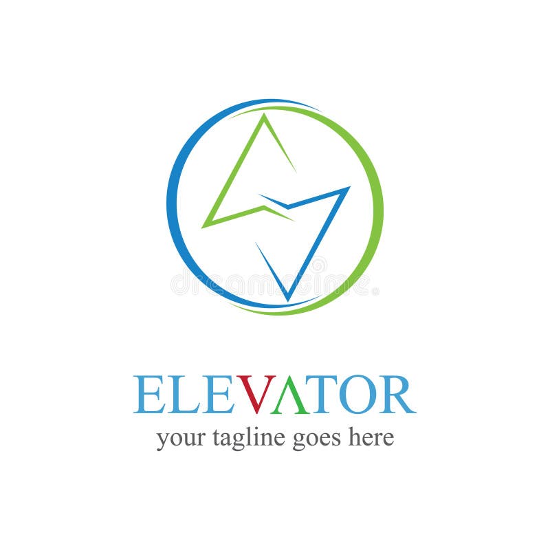 Lift and Elevator Logo Design Minimal Logotype Vector Template Stock ...