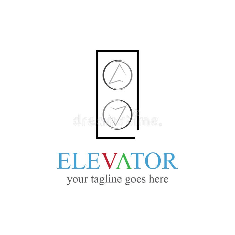 Lift and Elevator Logo Design Minimal Logotype Vector Template Stock ...