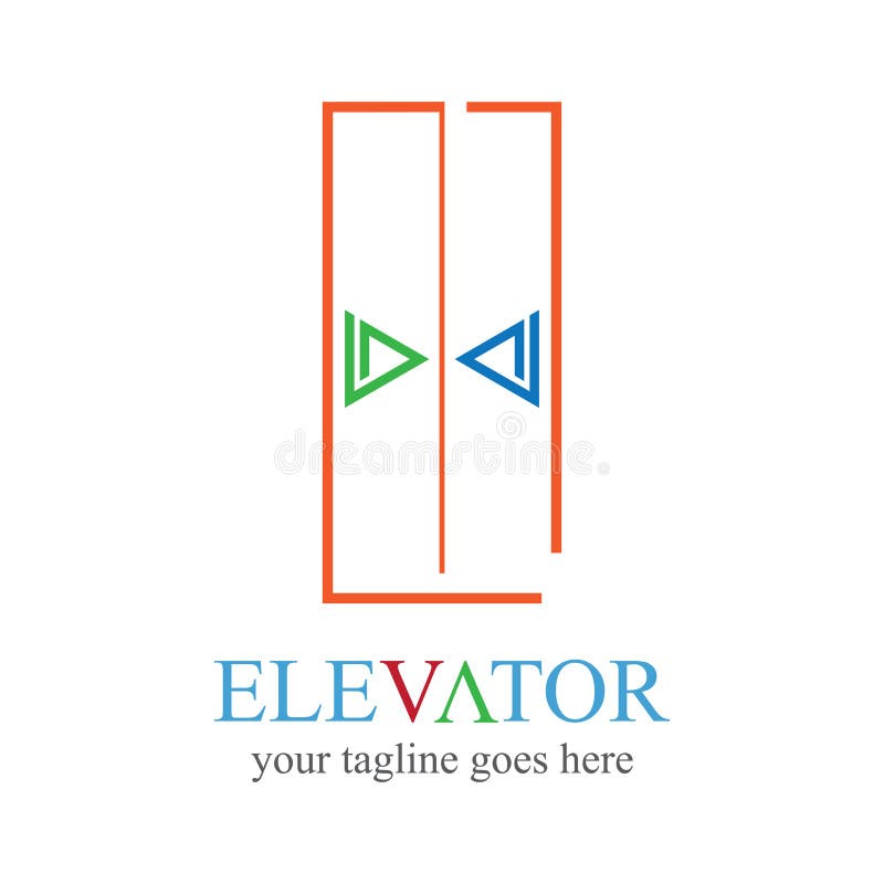 Lift and Elevator Logo Design Minimal Logotype Vector Template Stock ...