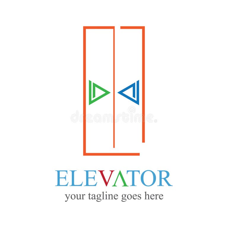 Lift and Elevator Logo Design Minimal Logotype Vector Template Stock ...