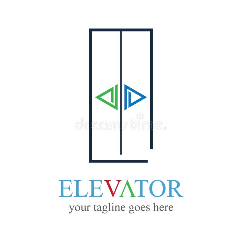 Lift and Elevator Logo Design Minimal Logotype Vector Template Stock ...