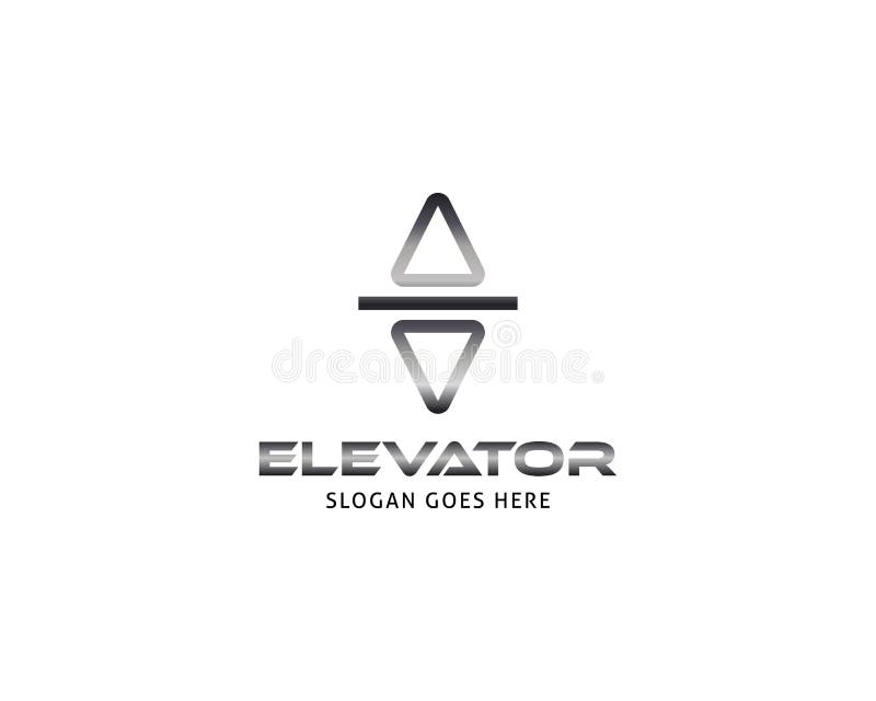 Lift or Elevator Logo Vector Template Stock Vector - Illustration of ...