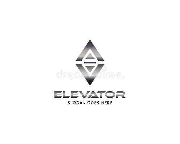 Lift or Elevator Logo Vector Template Stock Vector - Illustration of ...