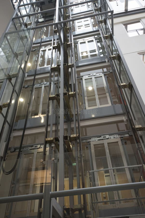 Lift or Elevator for Transportation Inside a Building Stock Image ...
