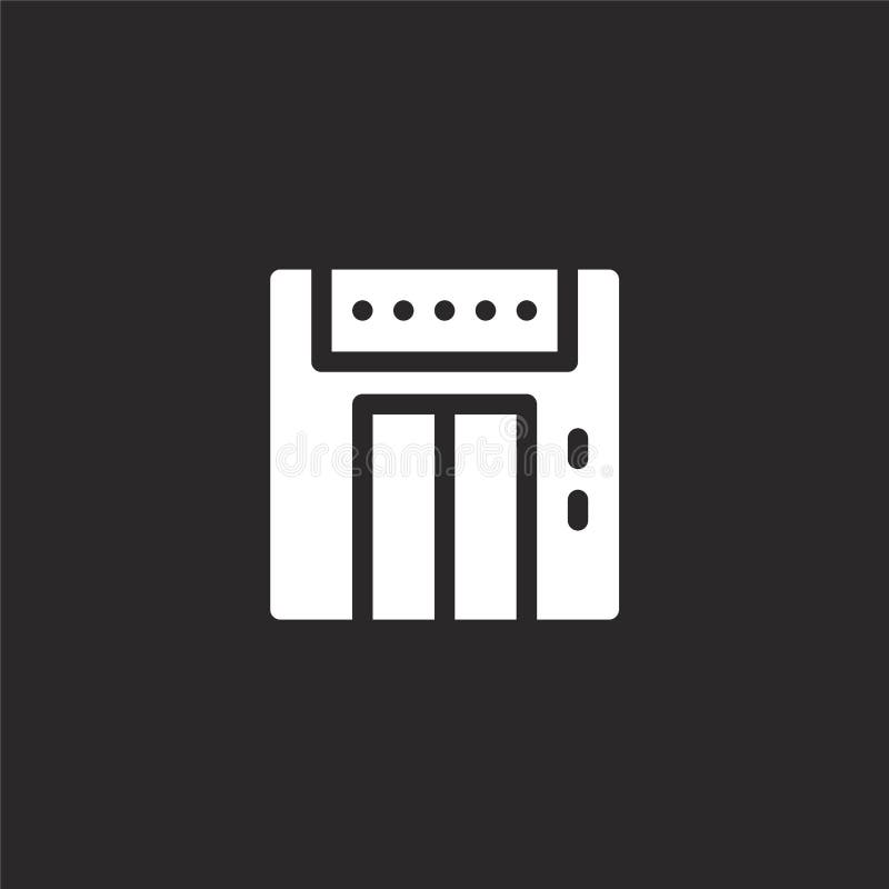 Lift Icon. Filled Lift Icon for Website Design and Mobile, App ...