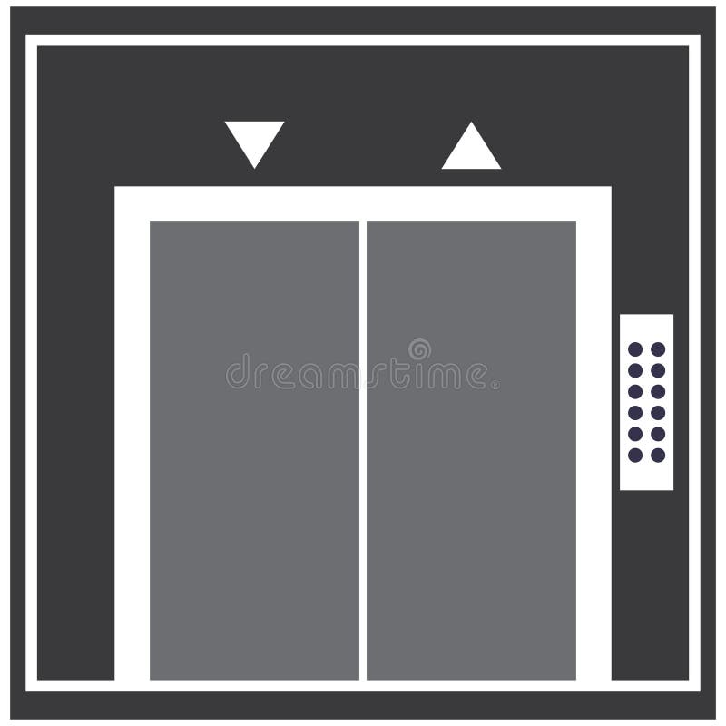 Lift icon stock vector. Illustration of hotel, elevator - 317150925
