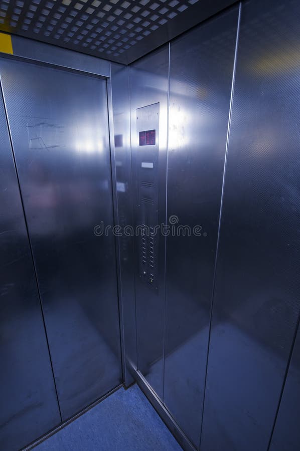 Lift inside empty stock image. Image of control, passenger - 34443687