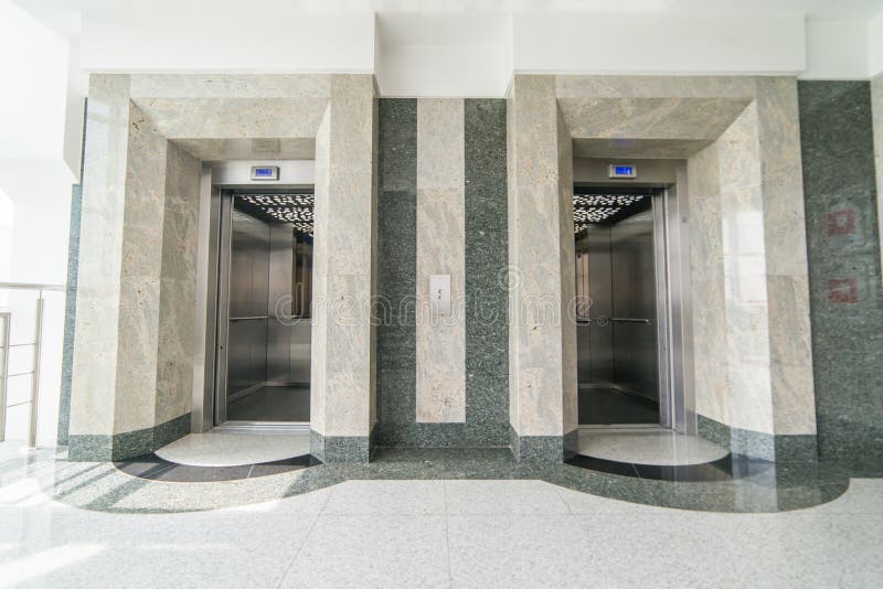 Glass Lift Lobby stock photo. Image of lift, lobby, doors - 8532516