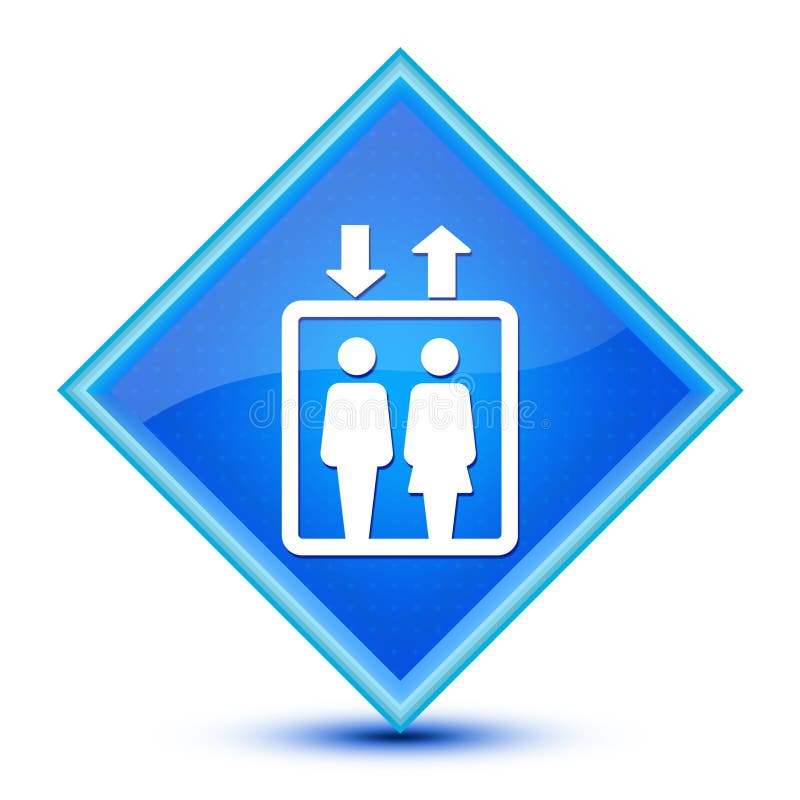Blue Lift Elevator Sign Stock Illustrations – 400 Blue Lift Elevator ...