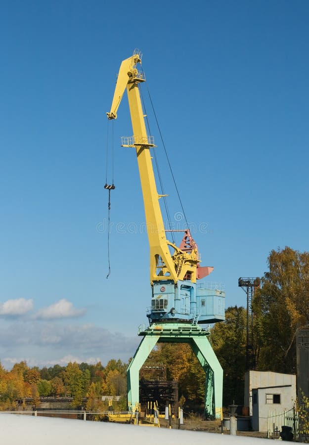 Lifting crane stock photo. Image of freight, site, urban - 11483098