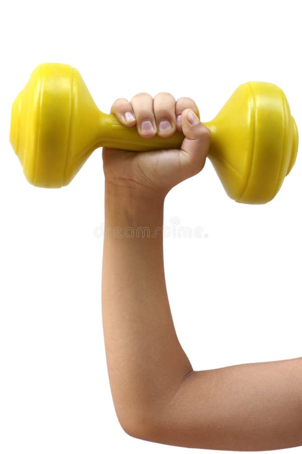 Boy Lifting Weights stock photo. Image of bodybuilding - 8677478