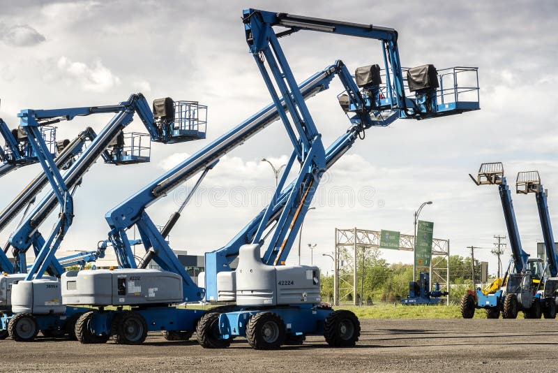 Lifting machine stock photo. Image of caterpillar, lifting - 95319844