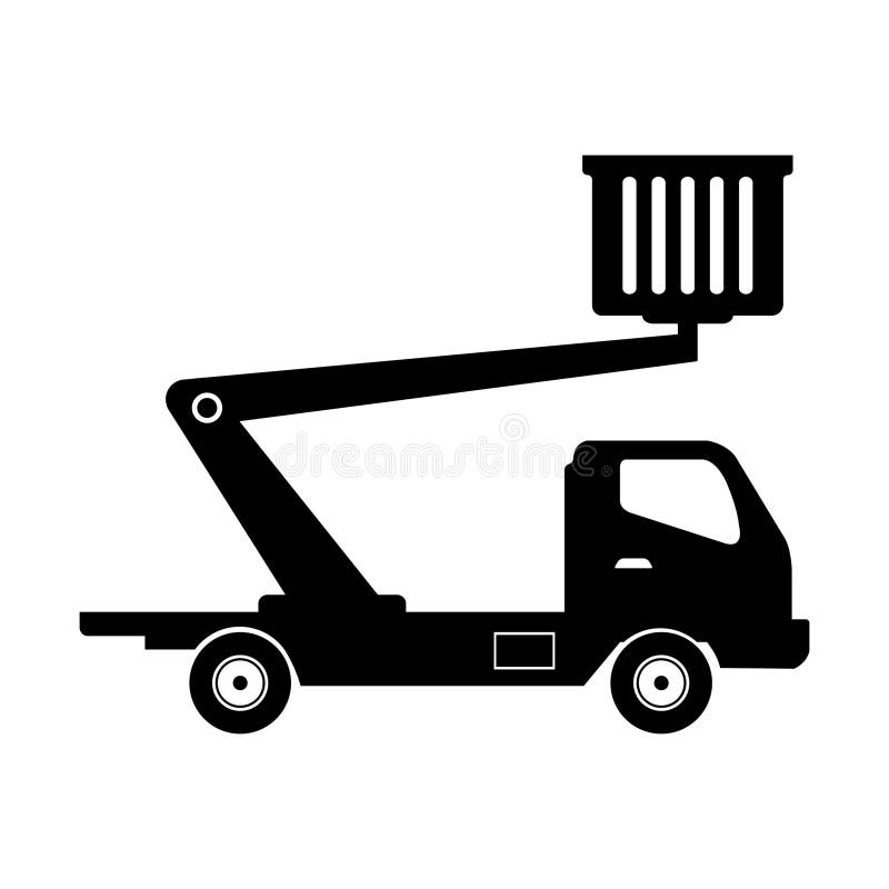 Lifting machine icon stock vector. Illustration of pixel - 310590784