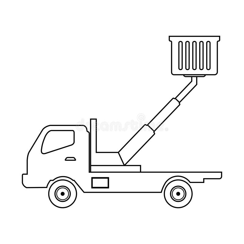 Lifting machine icon stock vector. Illustration of machine - 310590852