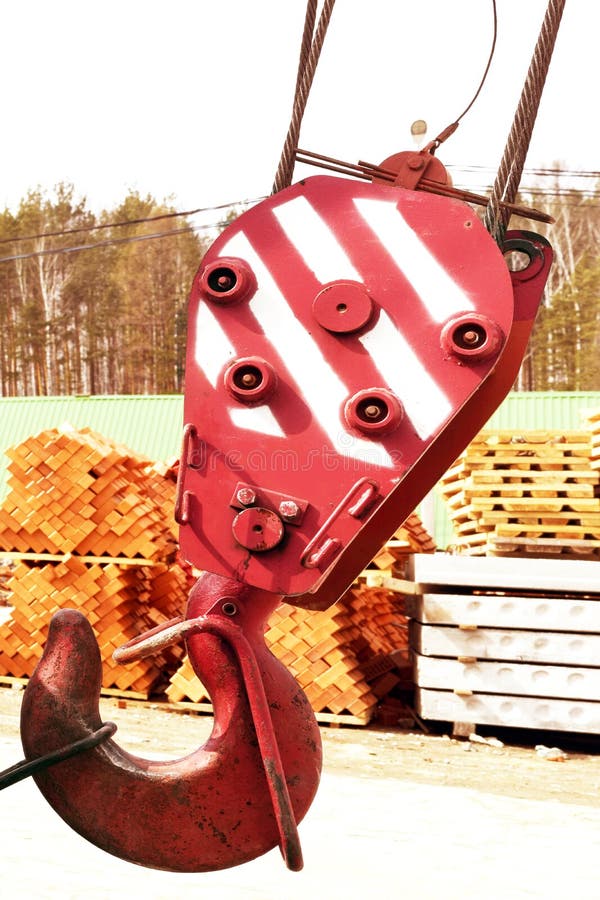 Lifting metal hook stock image. Image of plate, coating - 44995947