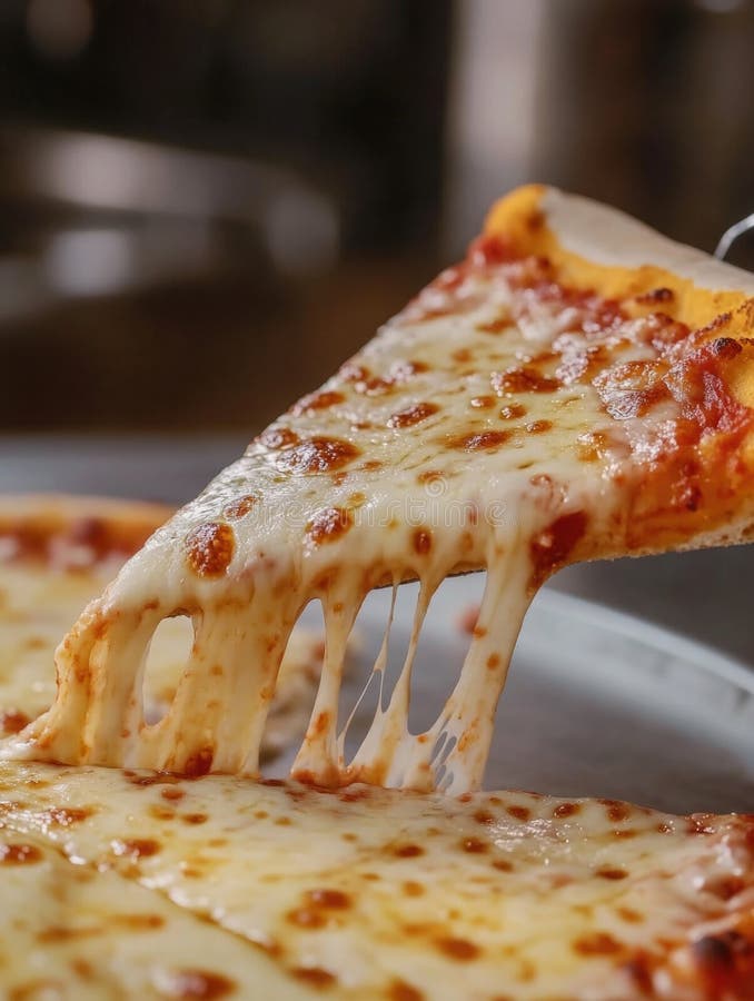 Lifting Pizza Slice with Fork Stock Image - Image of fork, restaurant ...