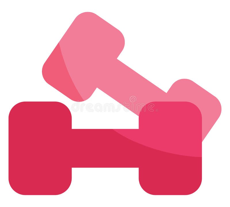 Lifting weights, icon stock vector. Illustration of healthy - 261069348