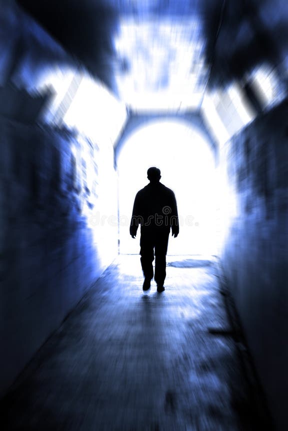 Into the Light stock image. Image of person, lighten, alone - 3754025