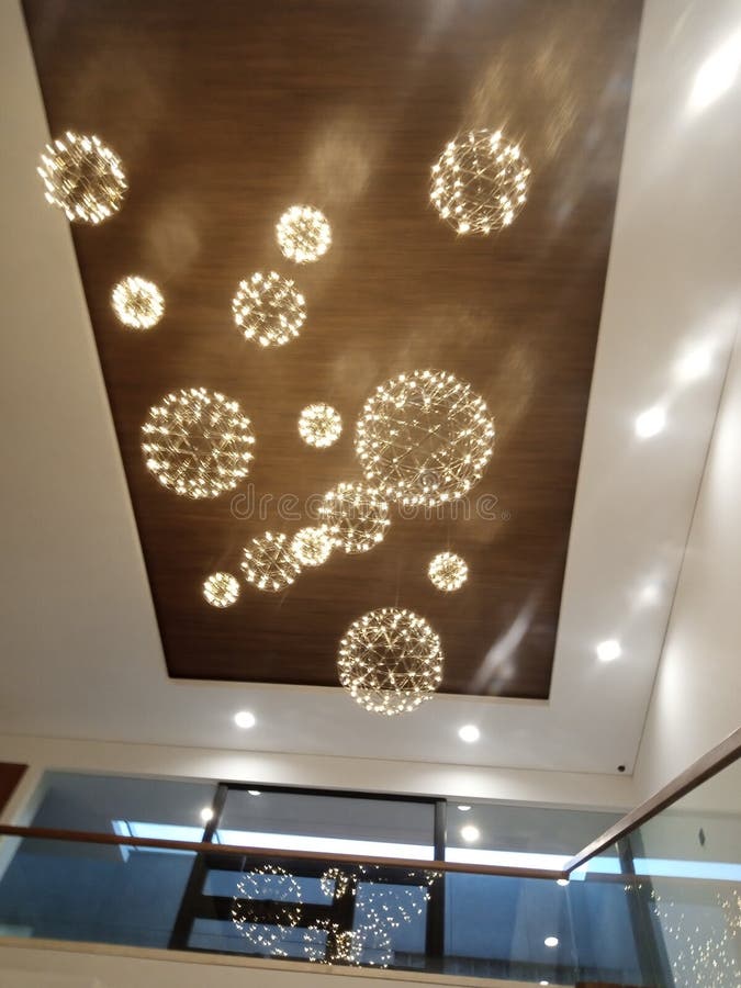 Light Above the Ceiling of the House Stock Image - Image of circle ...