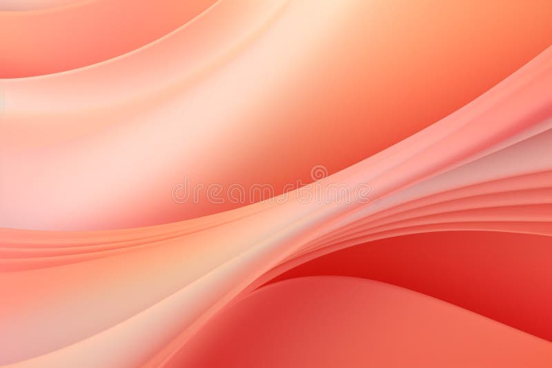 Light Abstract Background Delicate Peach, Wave Forms Stock Illustration ...