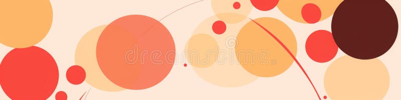 Light Abstract Background with Red and Orange Circles, AI Generated ...