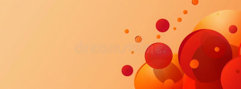 Light Abstract Background with Red Circles, AI Generated Stock ...