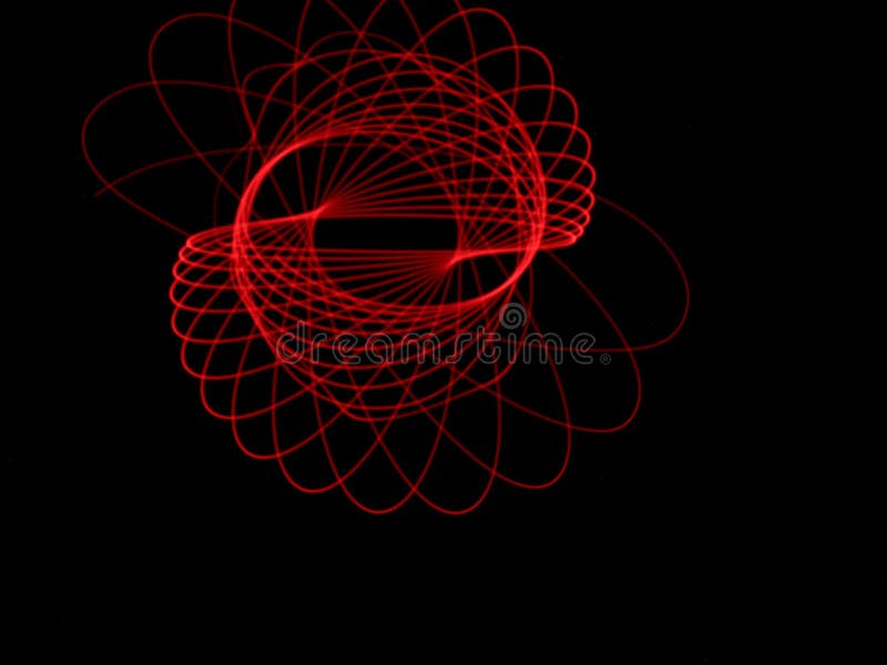 Light Abstract Forms Symmetrical Round Different Colors Stock Image ...