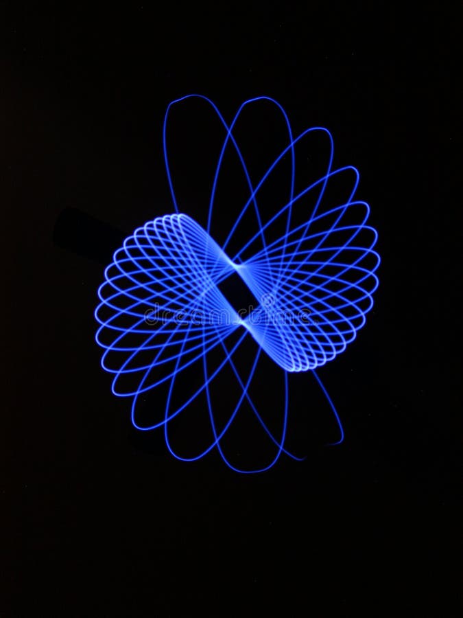 Light Abstract Forms Symmetrical Round Different Colors Stock ...