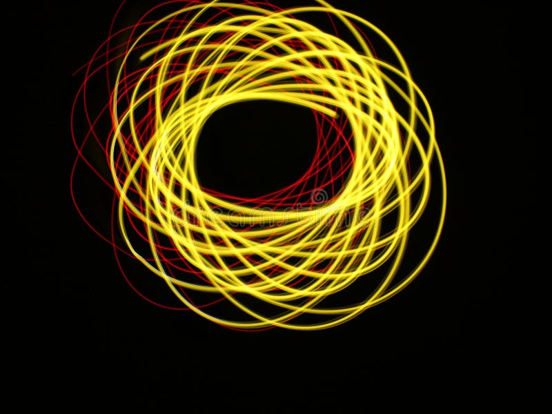 Light Abstract Forms Symmetrical Round Different Colors Stock Photo ...