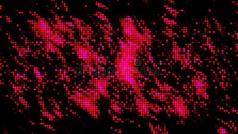 Light Abstract Pixelated Background with Small Flashing Red Particles ...