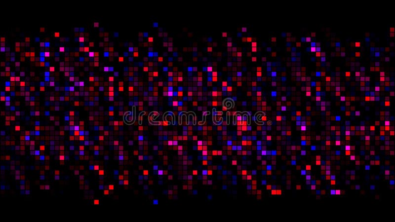 Light Abstract Pixelated Background with Small Flashing Red Particles ...