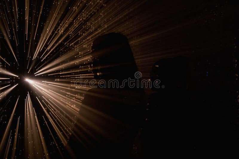 Light Abstract Projection. Colorful Light Rays Stock Illustration ...