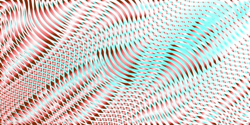 Light Dynamic Mono Color Wavy Abstract Background with Deformation ...