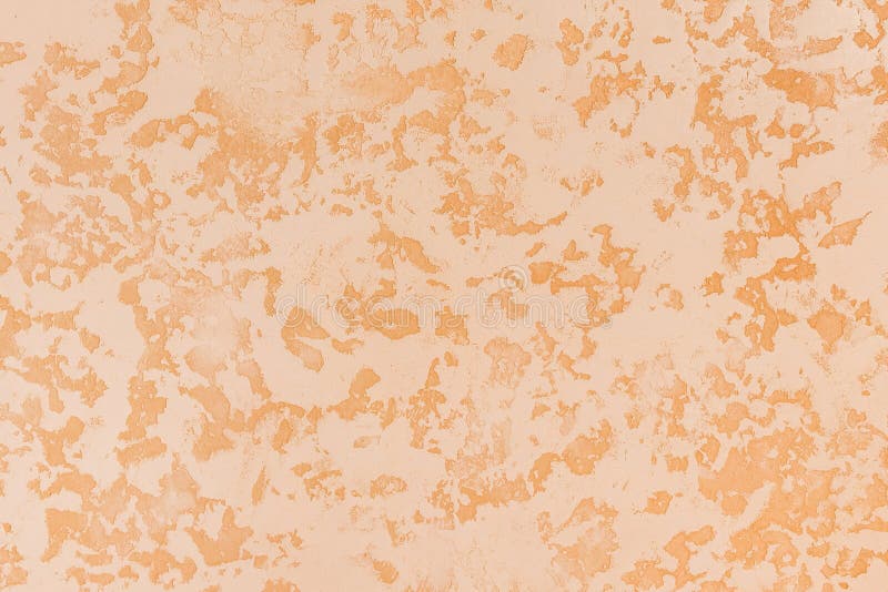 Light Abstract Sand Plaster Pattern Wall Texture Orange Stucco Decorative Background Stock Image ...