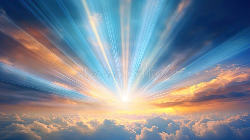 Light abstract sun rays stock illustration. Illustration of beams ...