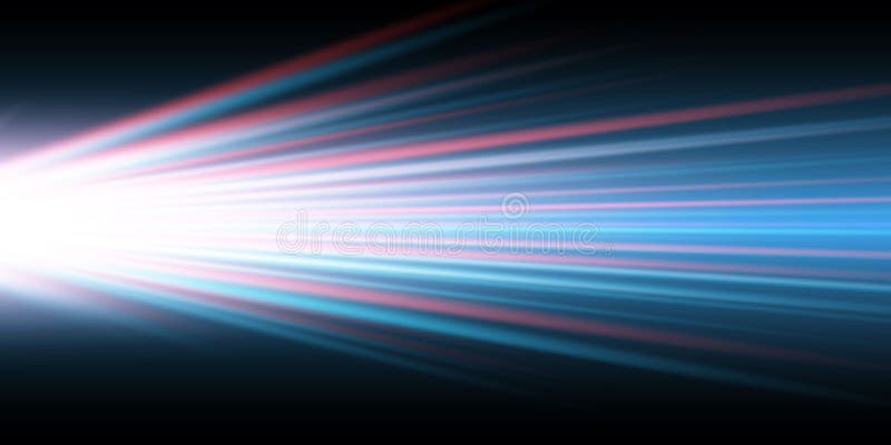 Light Abstract Technology Background. Move Motion Blur Red and Blue ...