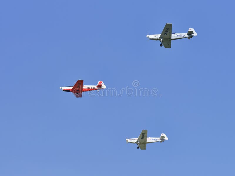 Light Aerobatic Aircraft in Close Flight Editorial Photography - Image ...