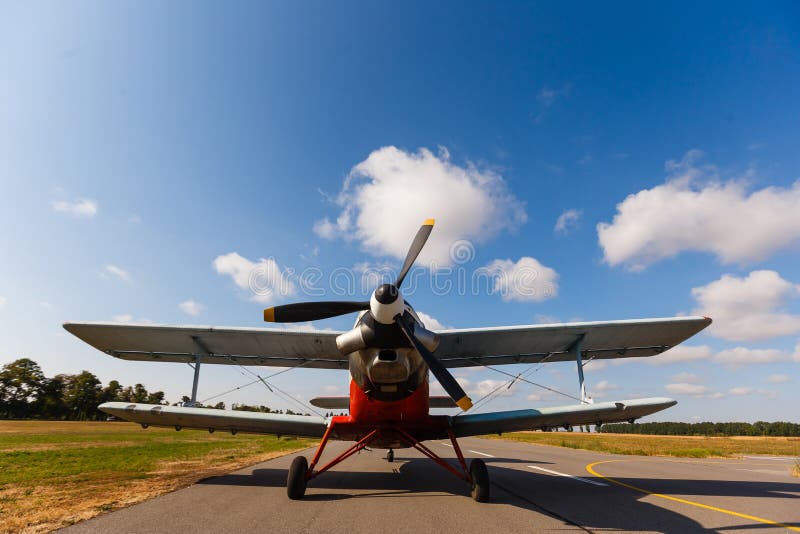 Light Aircraft Returning To Land after Dropping Stock Photo - Image of ...
