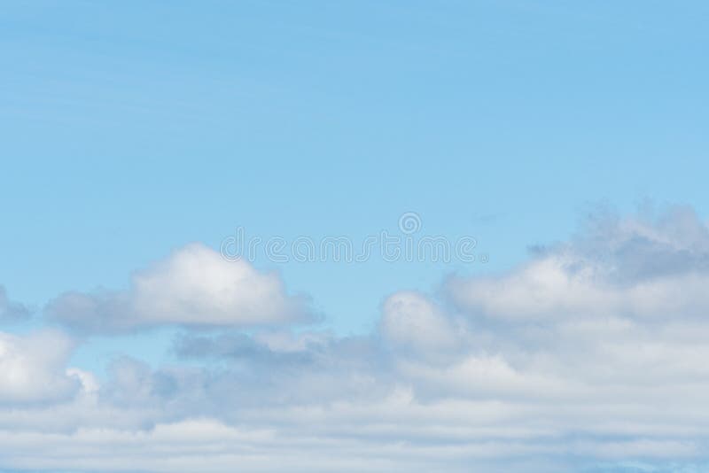 Light and Airy Blue Sky and White Clouds As a Nature Background Stock ...